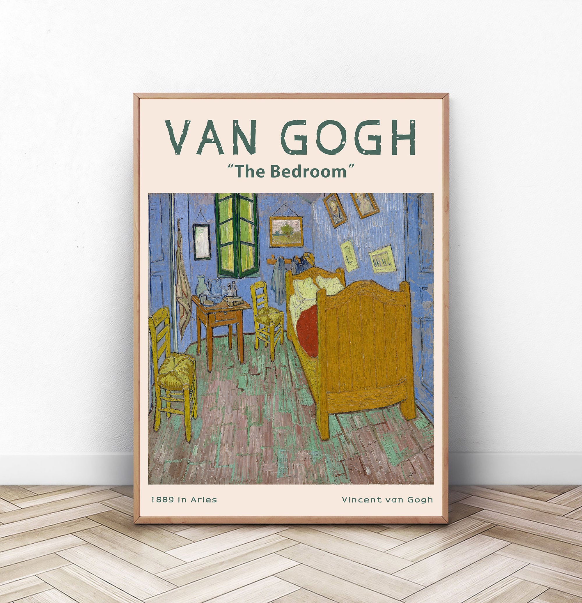 Vincent Van Gogh Exhibition Poster Printable Colorful Room Print Modern ...