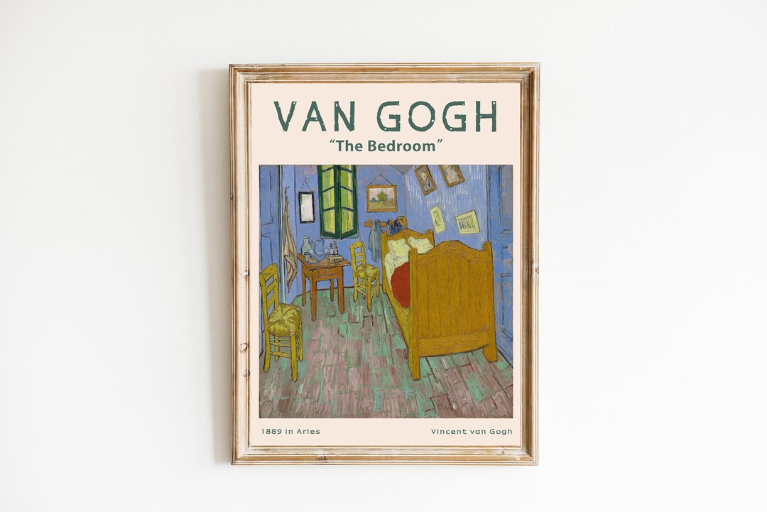 Vincent Van Gogh Exhibition Poster Printable Colorful Room Print Modern ...