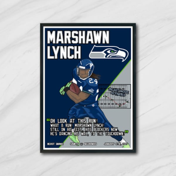 Seahawks Beast Mode - Etsy