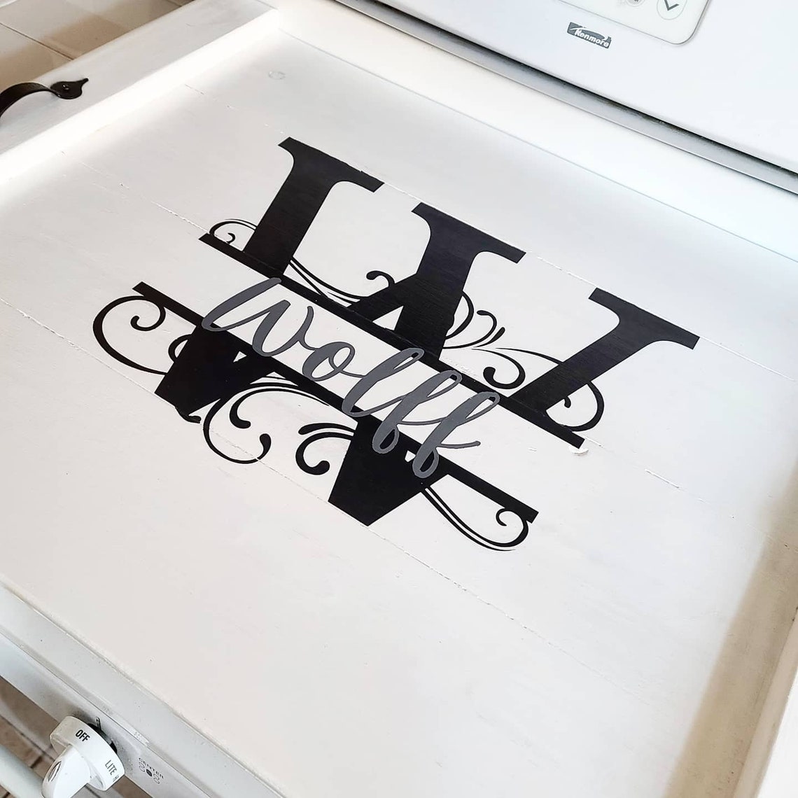 Monogram Noodle Board - Etsy