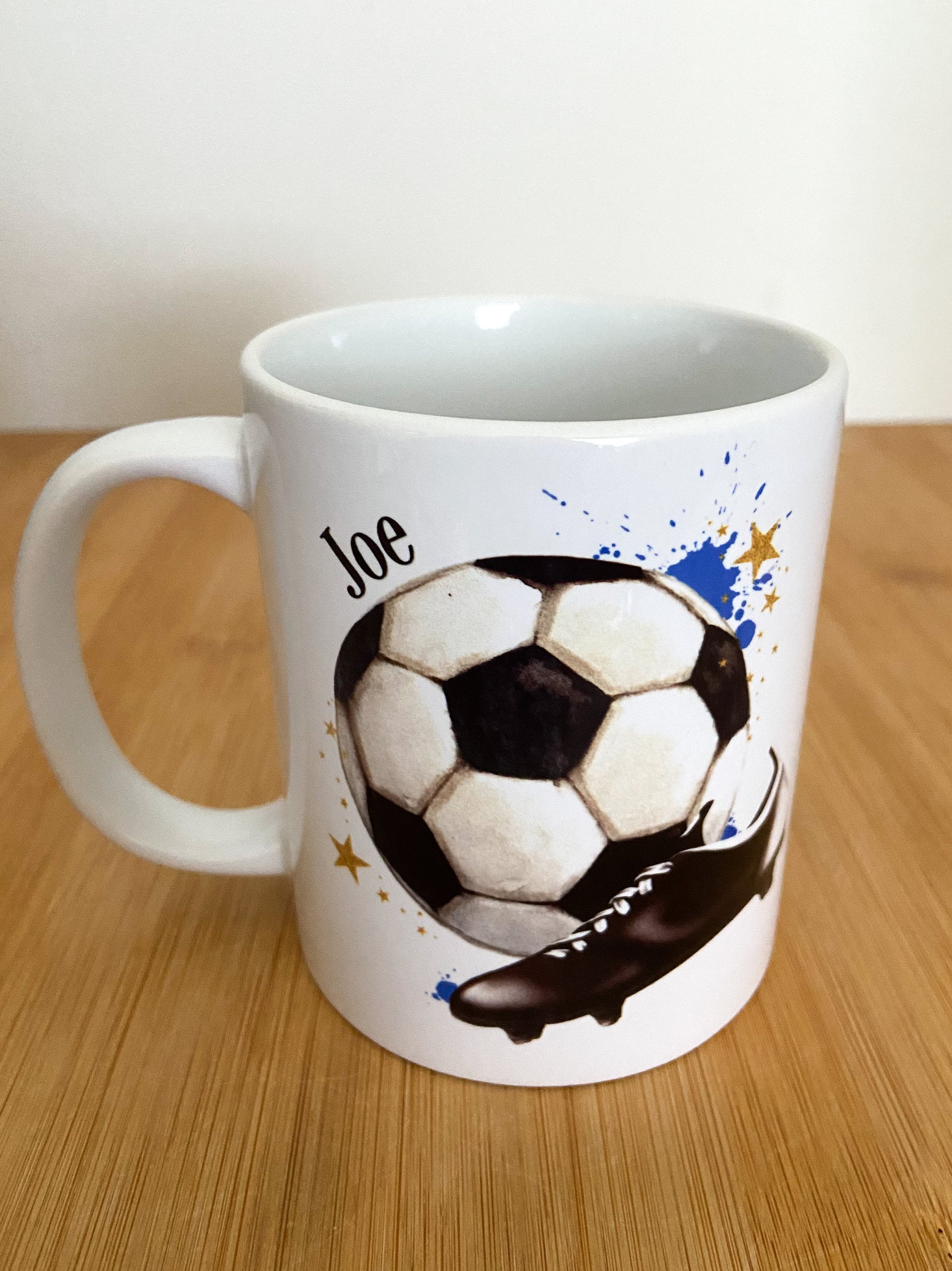 Personalised Football Mug Football Gifts Custom Name Mug - Etsy UK
