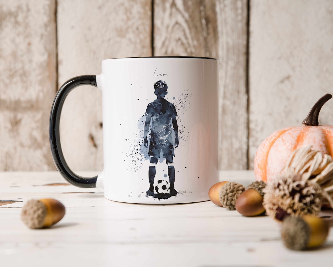Personalised Football Mug, Football Gift, Present for Brother, for Son ...