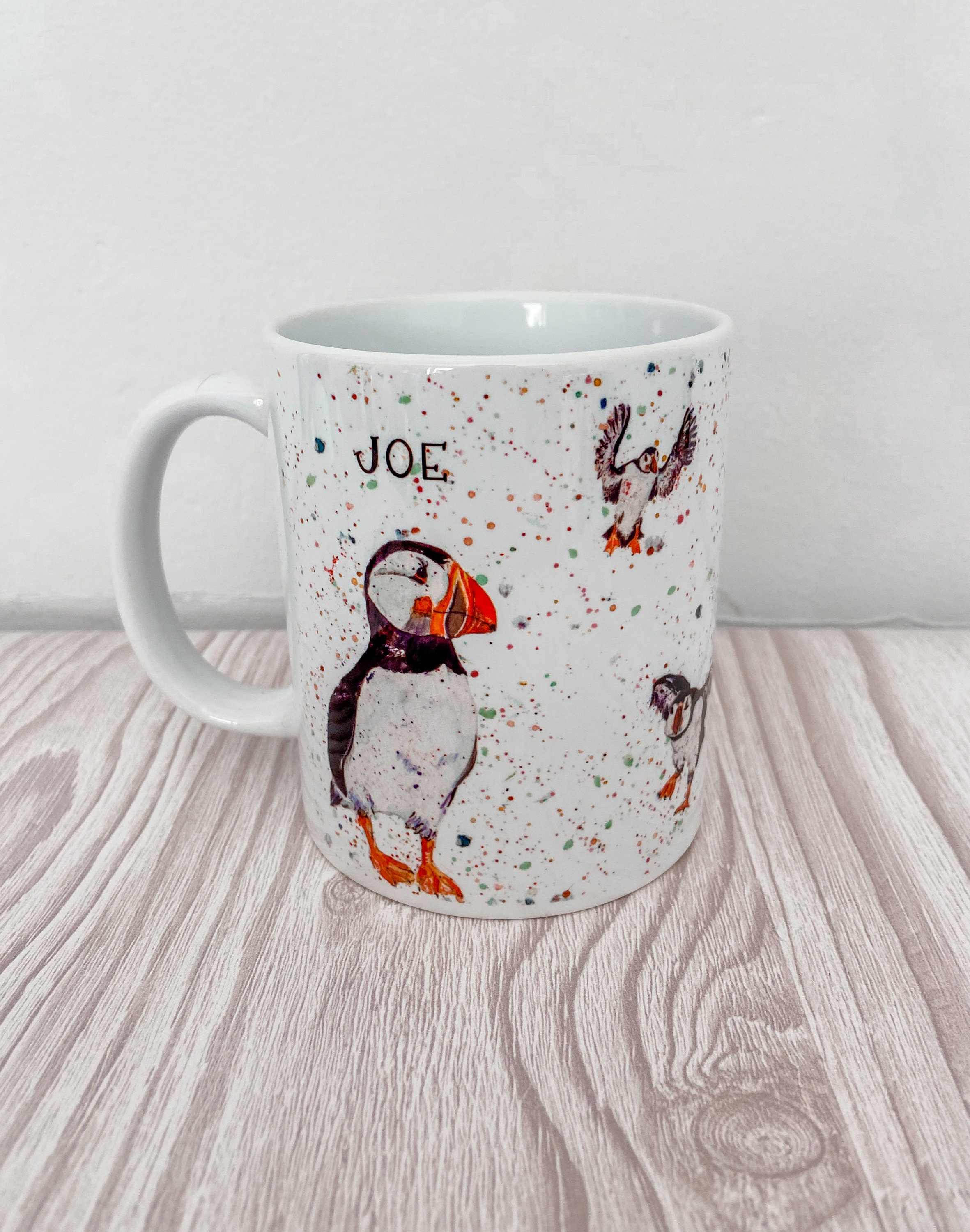 Puffin Mug Personalised Mug for Her Puffin Gift Custom - Etsy UK