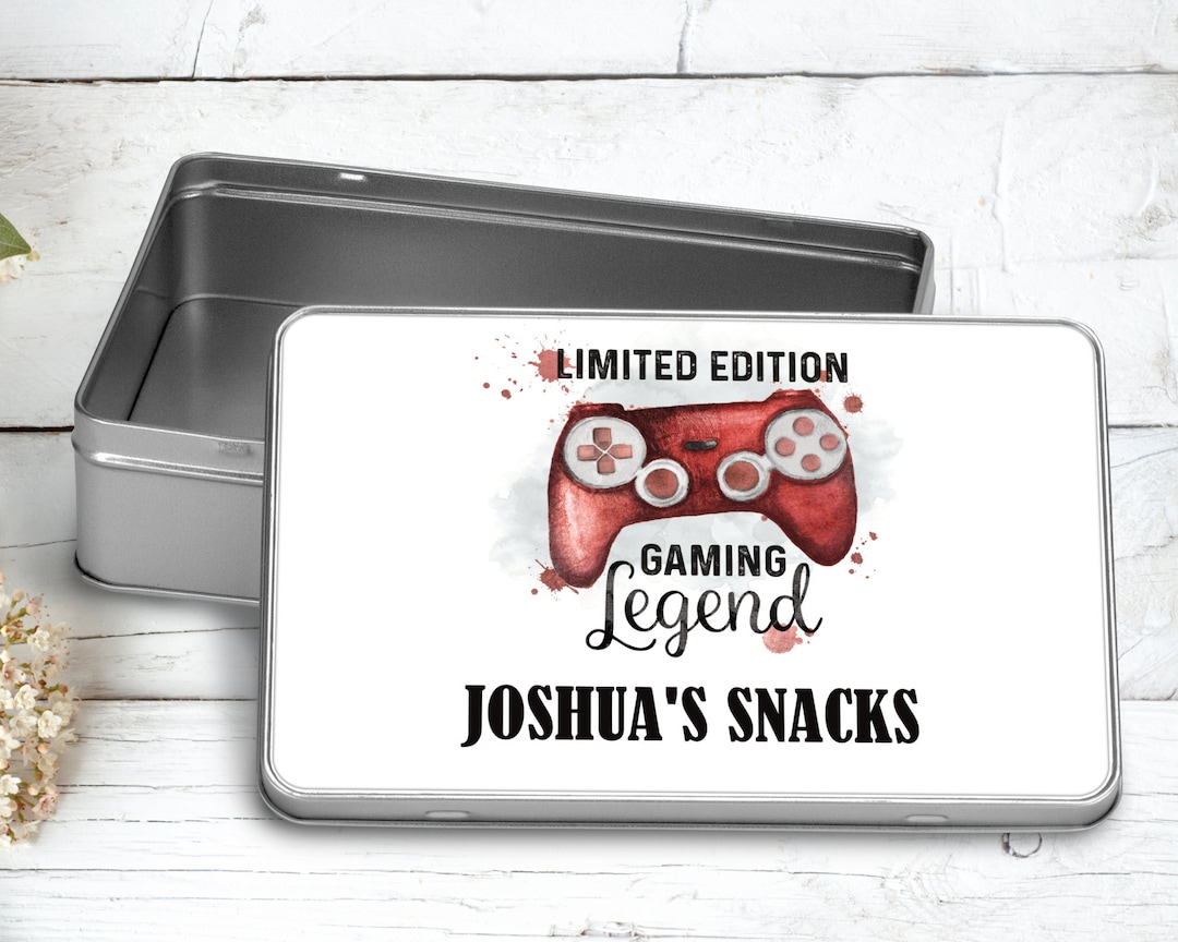 Treat Tin, Gaming Treats, Gamer Snack Tin, Gamer Snack Box ...