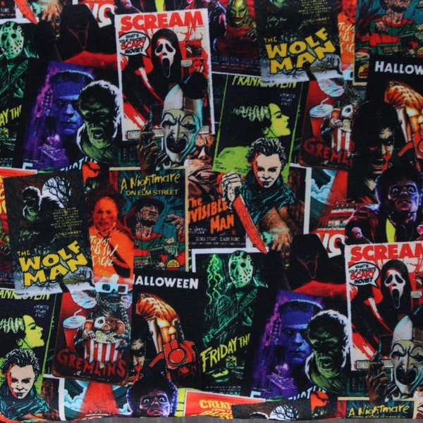 Horror Fabric - Etsy