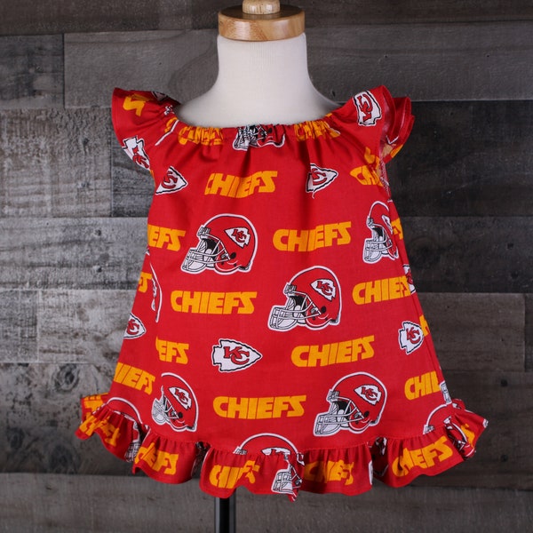 Baby Girl Chiefs Dress - Etsy