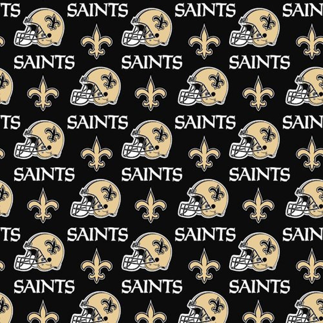 New Orleans Saints All Over Fabric. Saints Fabric. Saints Fabric. NFL ...