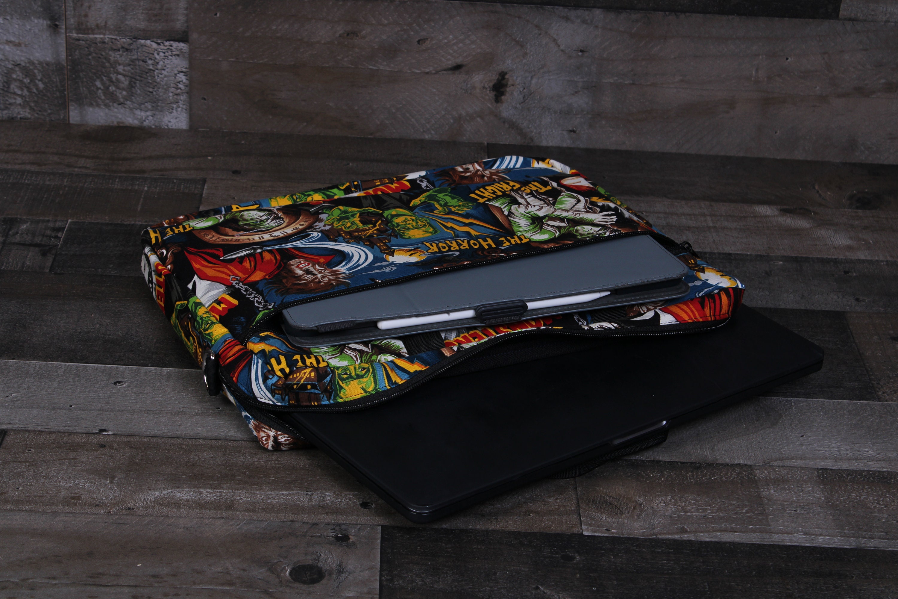 Movie Monsters Laptop Bag. Movie Monsters Computer Bag. - Etsy