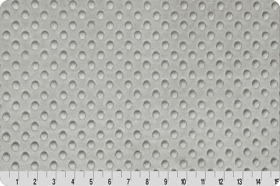 Silver Cuddle Dimple Minky Dot Fabric. Silver Minky Dot. | Etsy