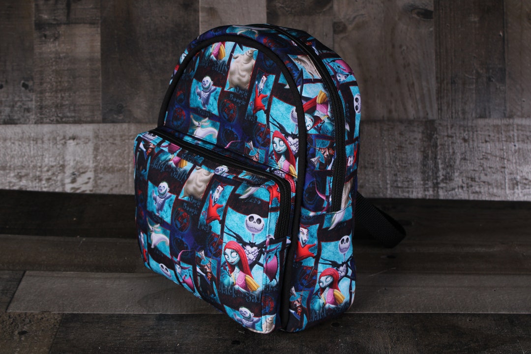 Jack and Sally Backpack. Nightmare Before Christmas Backpack. Backpack ...