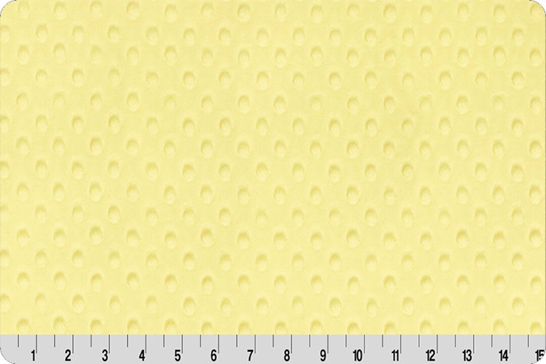Yellow Cuddle Dimple Minky Dot Fabric. Yellow Cuddle Dimple. Yellow ...