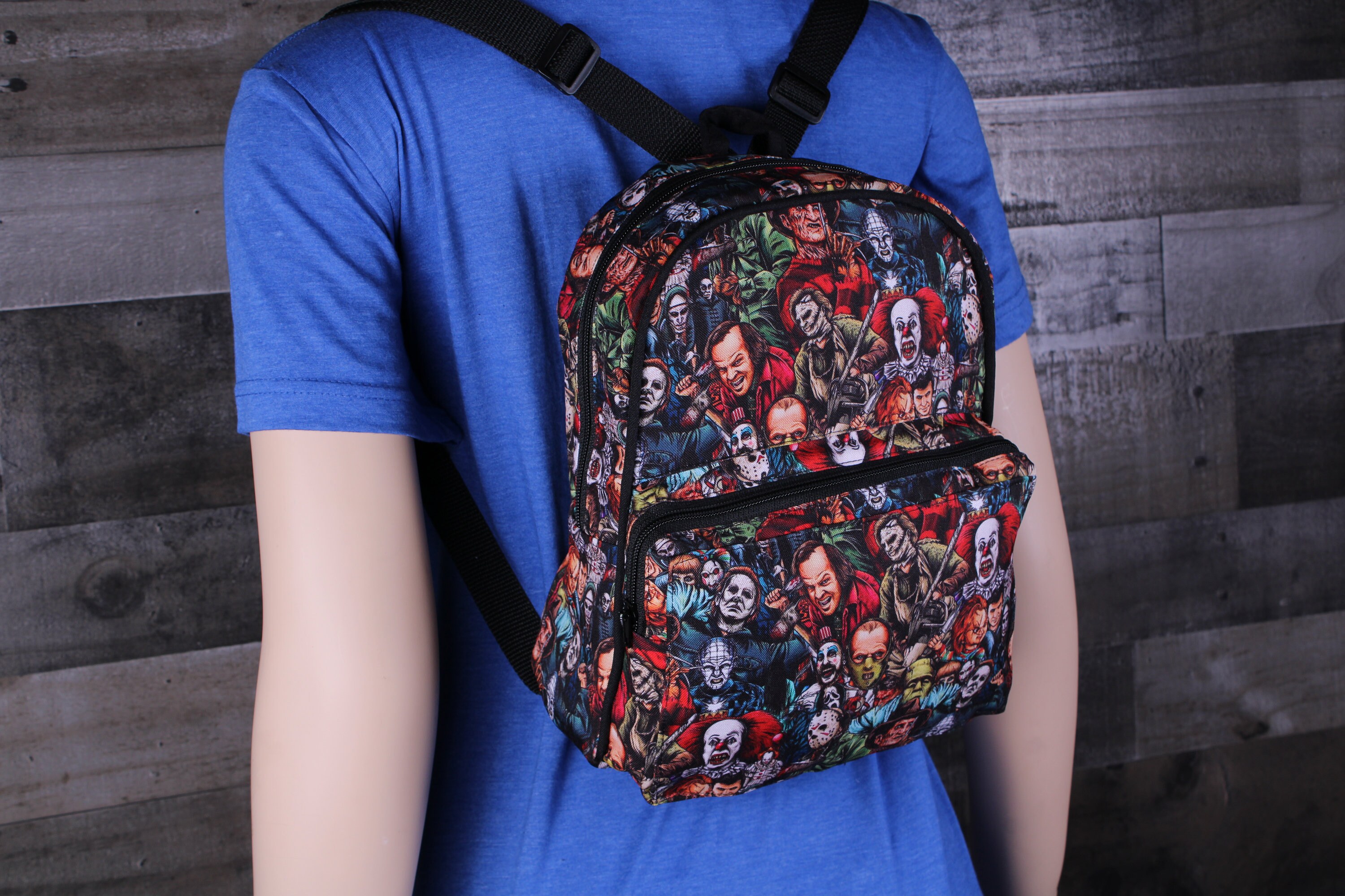 Horror Movie Villains Backpack. Backpack Horror Movie - Etsy