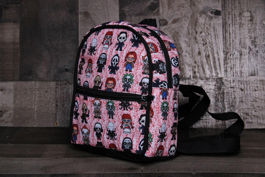 Horror Monsters Chibi Mini Backpack. Horror Movie Mini Backpack. Chibi ...