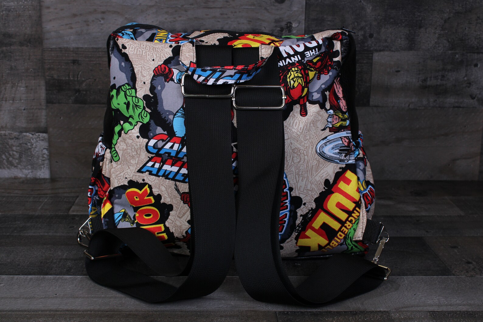 Avengers Comic Baby Diaper Bag. Superhero Comic Diaper Bag. - Etsy