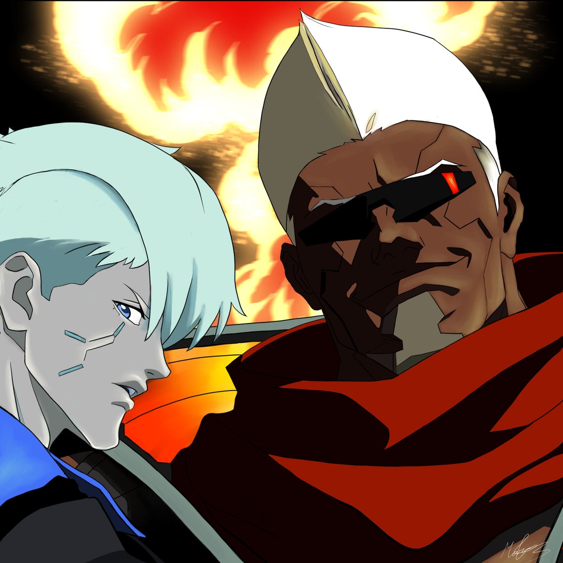 Cyberpunk Edgerunners - Maine & Dorio - Etsy