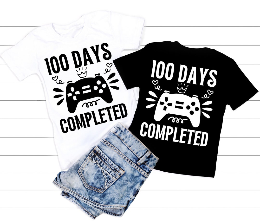 100 Days Complete Svg, Level 100 Days Svg, Boy 100th Day of School Svg ...