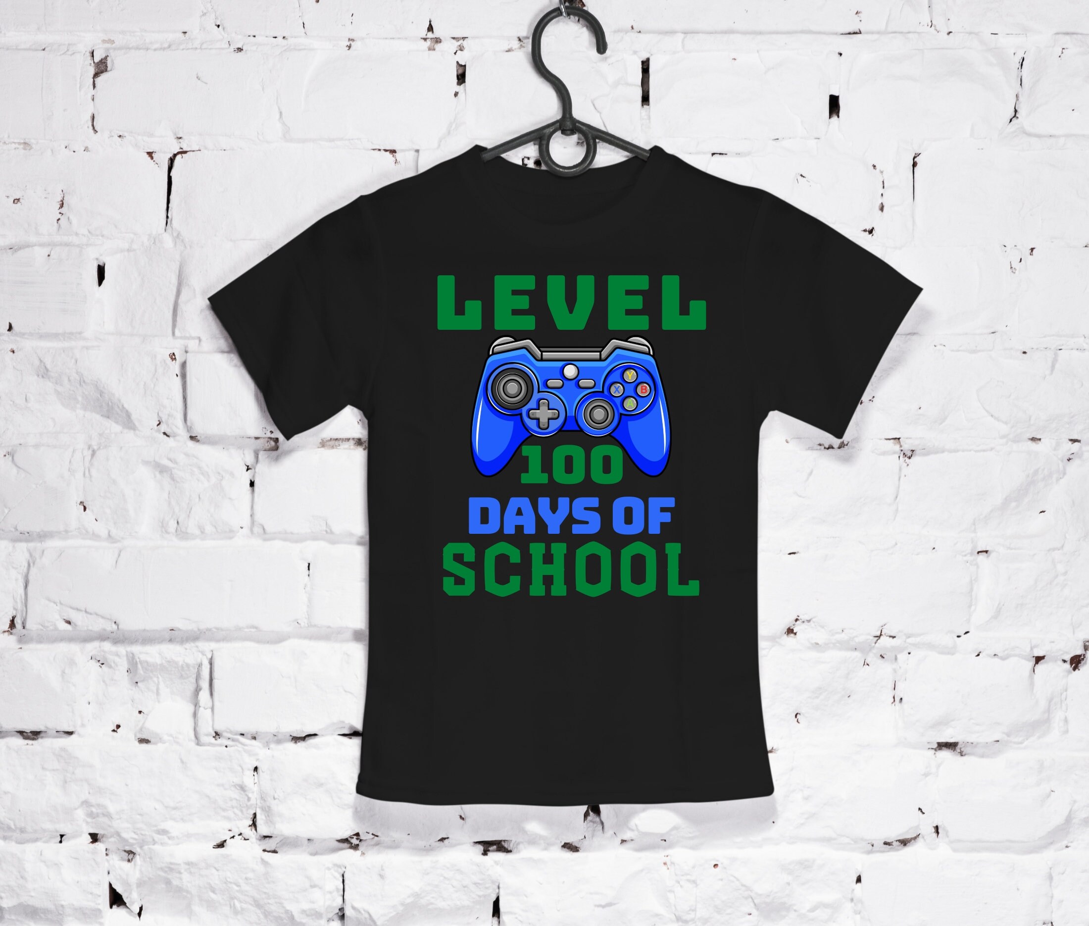 Level 100 Days of School PNG 100 Days of School PNG School Shirt Design ...