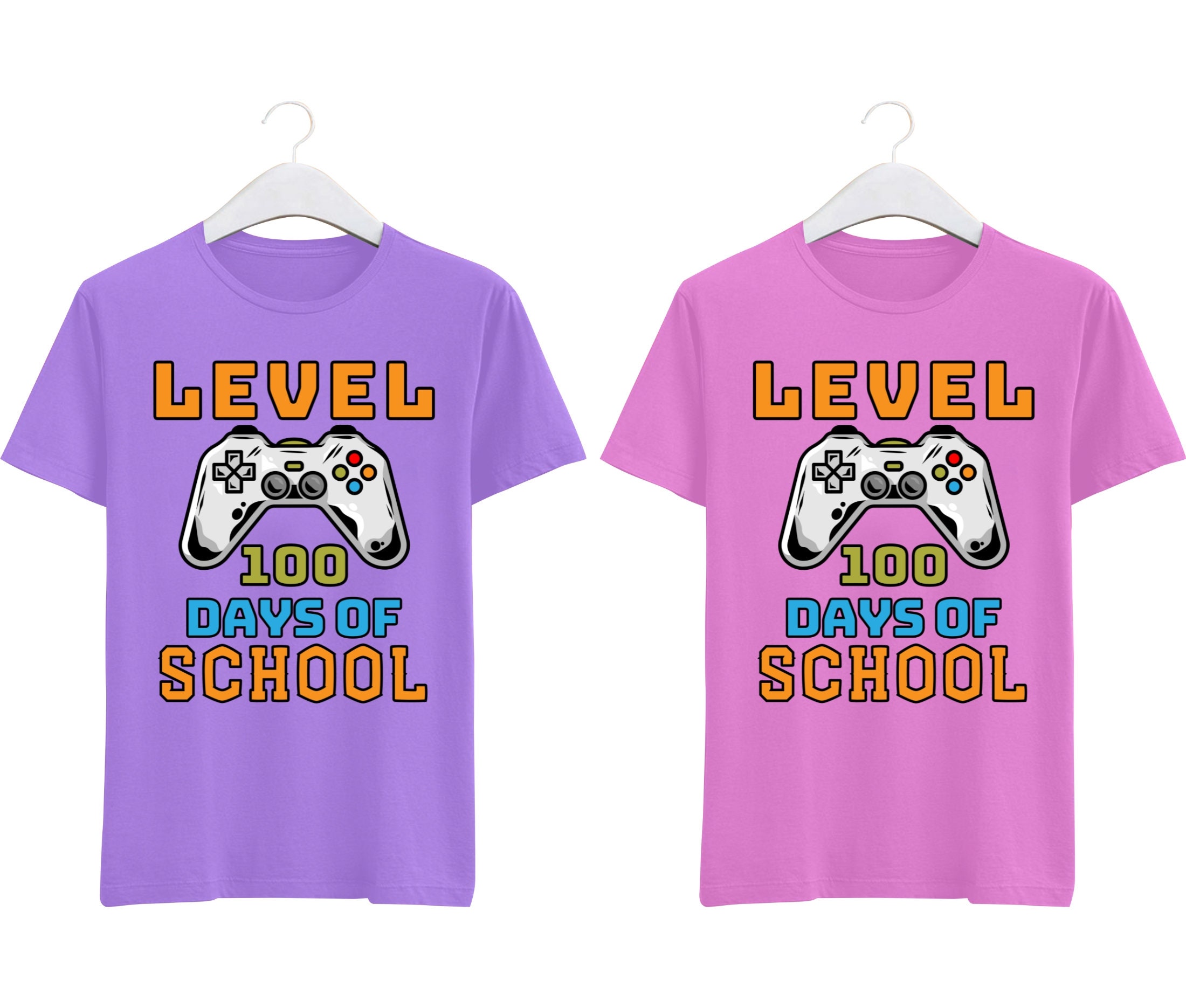 Level 100 Days of School PNG 100 Days of School PNG School Shirt Design ...