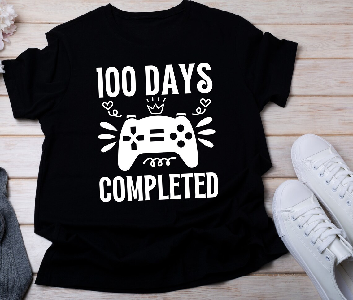 100 Days Complete Svg, Level 100 Days Svg, Boy 100th Day of School Svg ...