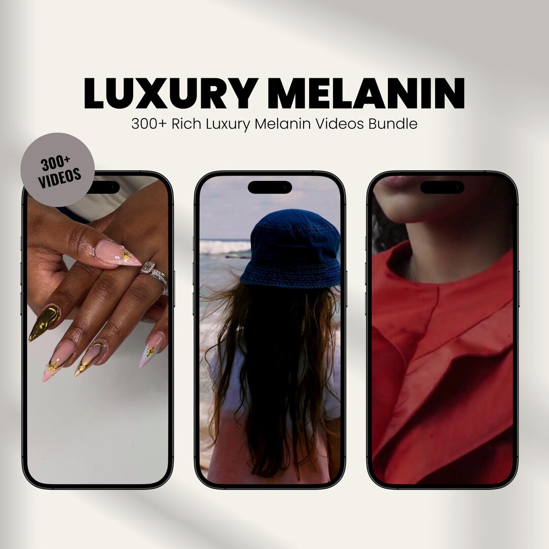 300+ Rich Luxury MELANIN Women Reels | Luxury Melanin Reels - Instant ...