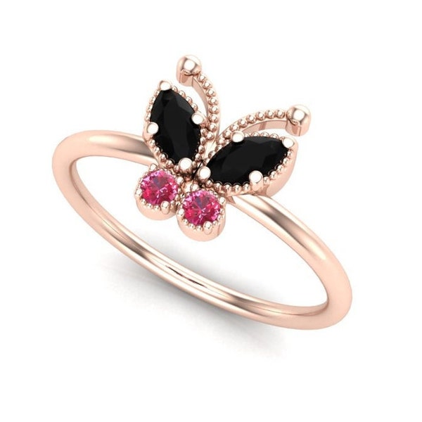 Butterfly Ring - Etsy
