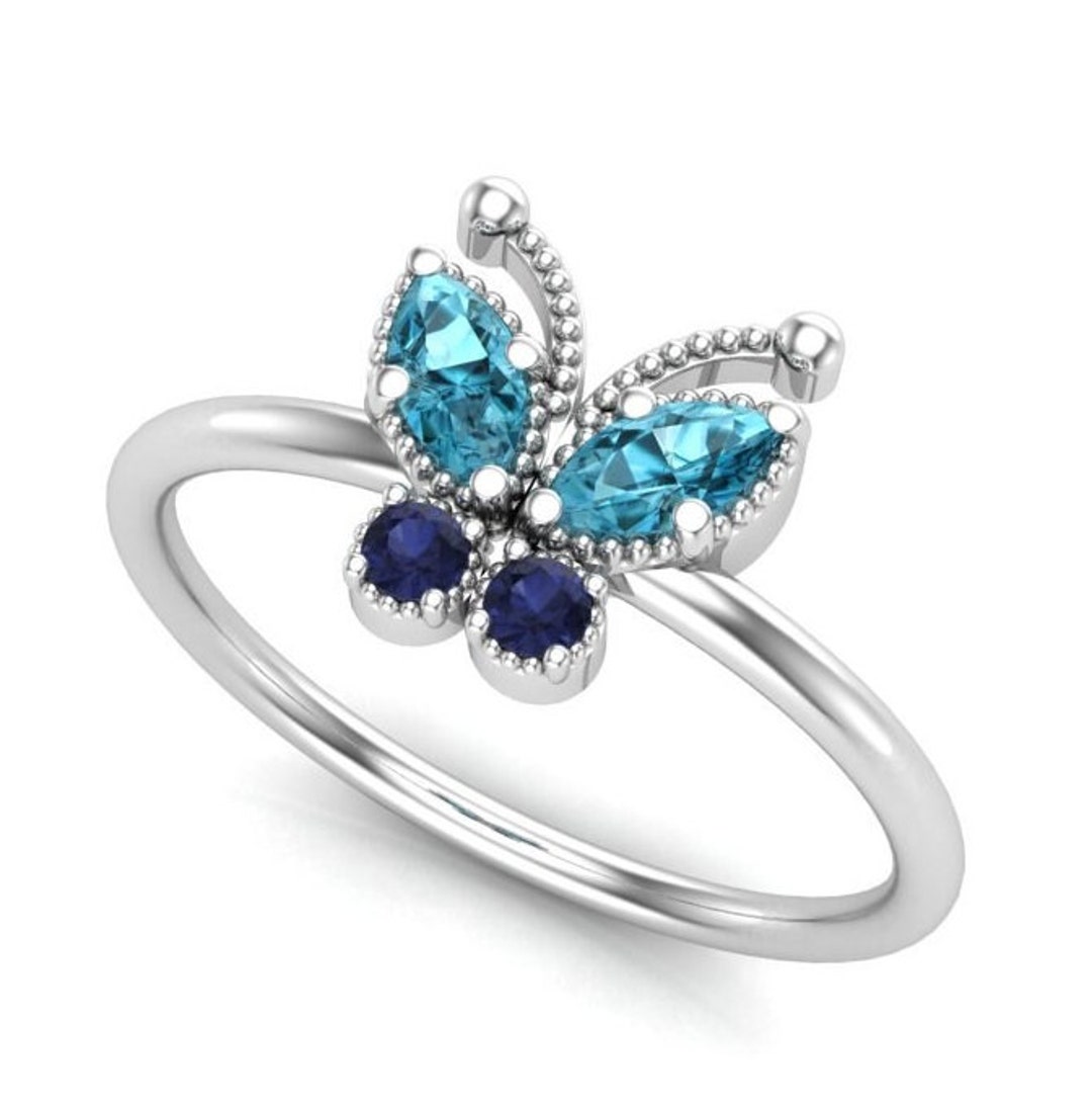Butterfly Ring, Butterfly Jewelry, Gift for Her, Silver Ring, Animal ...