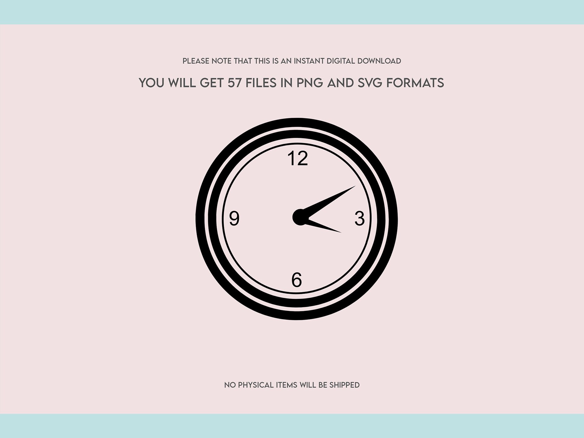 Clock Face Svg File Clock Face Png Clock Face Download - Etsy