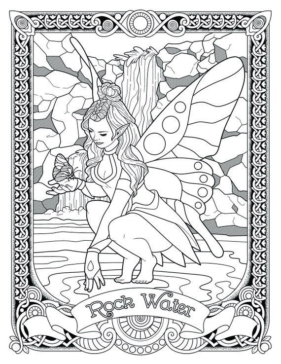 Water Fairy Pictures To Color
