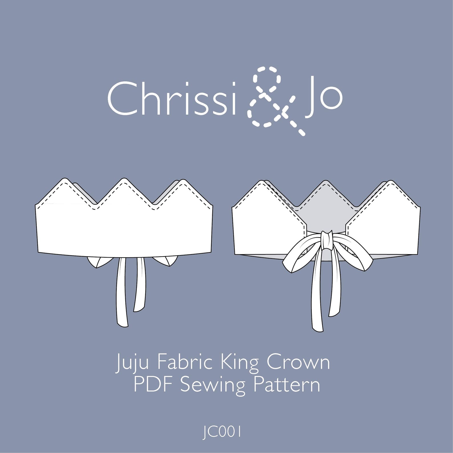 Juju Fabric Crown Sewing Pattern PDF: DIY Birthday Party Hat - Etsy UK