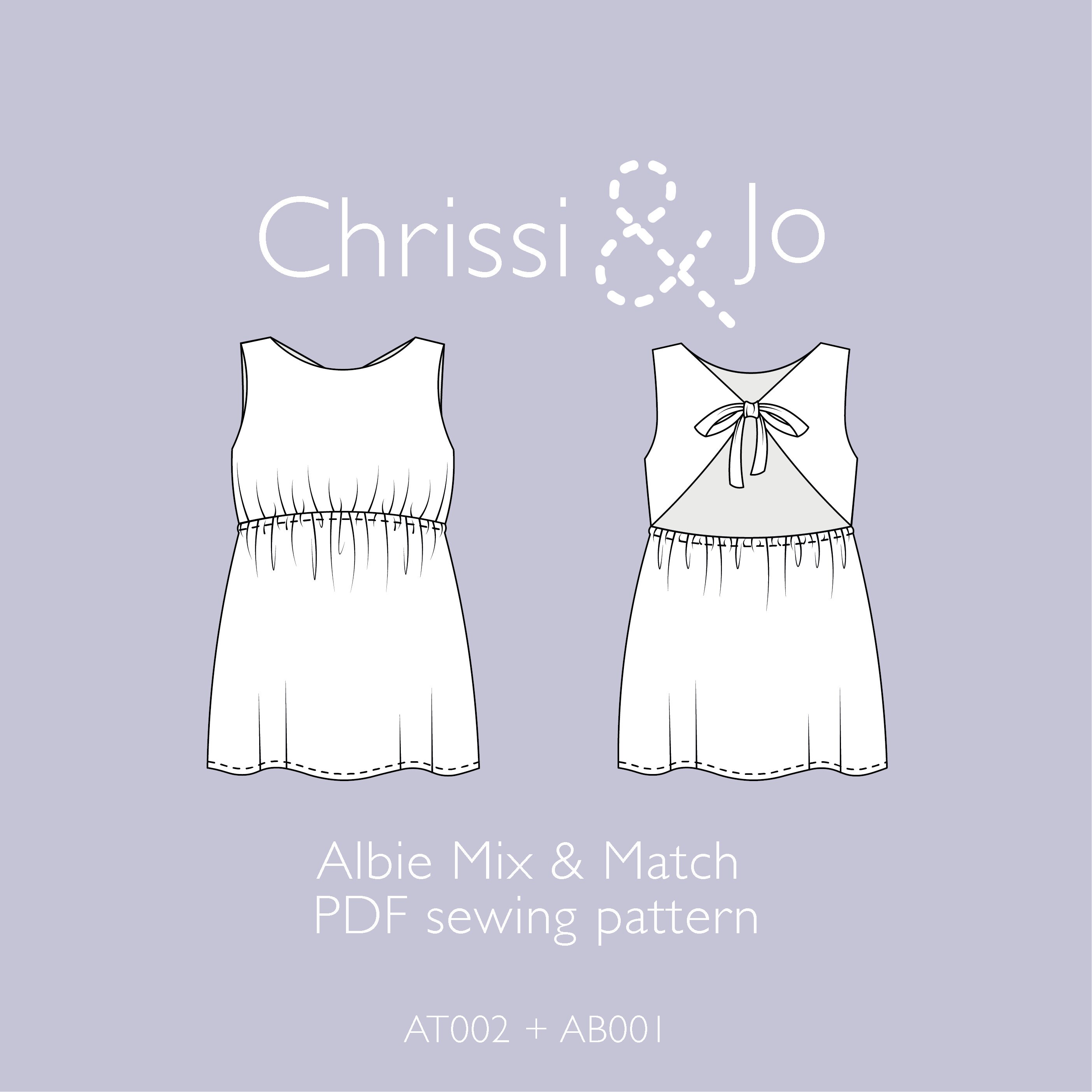 Albie PDF Sewing Pattern Baby/toddler/child Dress With Backless Tie Top ...