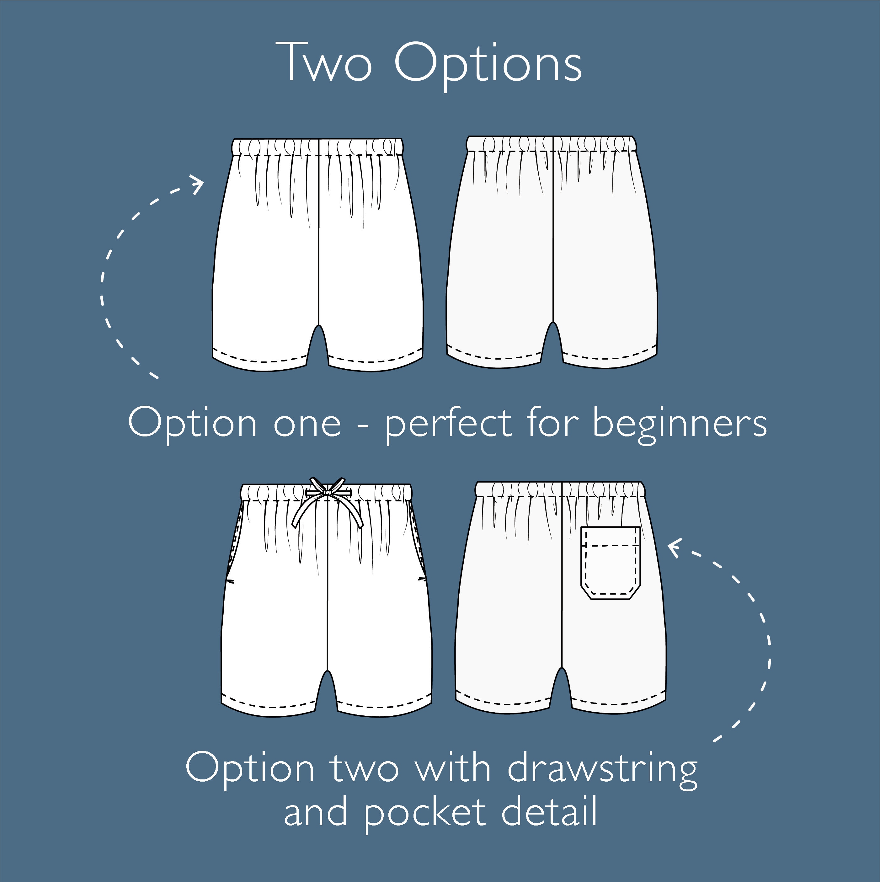 Finley Shorts Easy PDF Sewing Pattern Begginers Sewing - Etsy