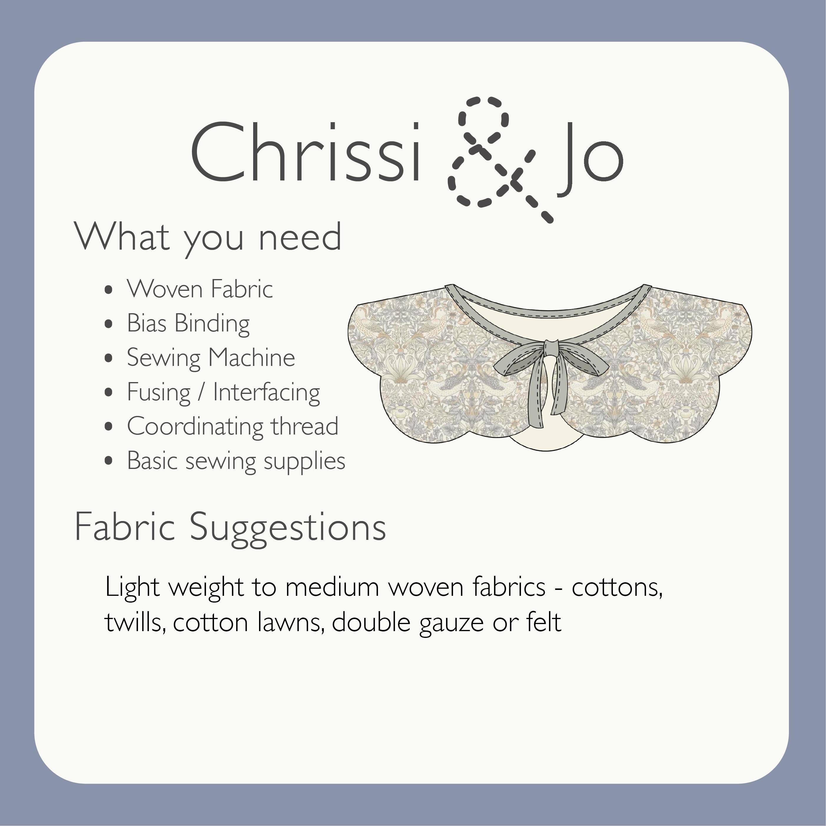 Scallop Collar Sewing Pattern PDF – Detachable Kids Collar – Beginner ...