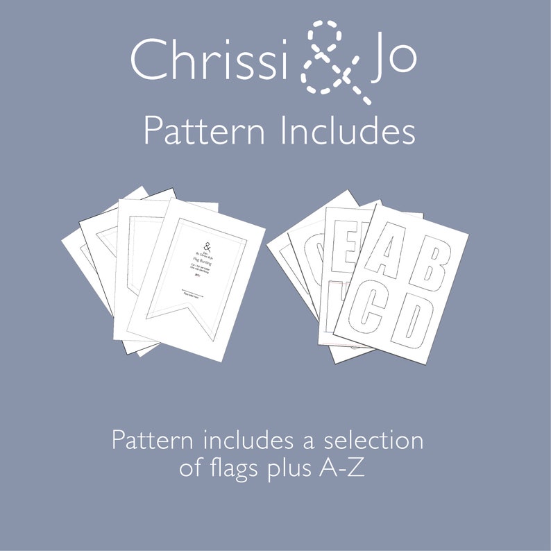 Juju Fabric Bunting PDF Sewing Pattern - Etsy