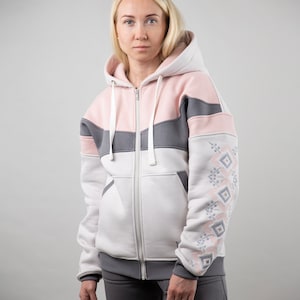 Hoodie "sunrise", Hooded Sweater, Ukrainian Full-zip Sweatshirt With ...
