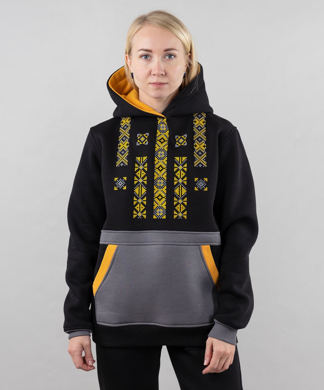 Ukraine Traditional Unisex Hoodie With Embroidery, Women's Hoodies ...