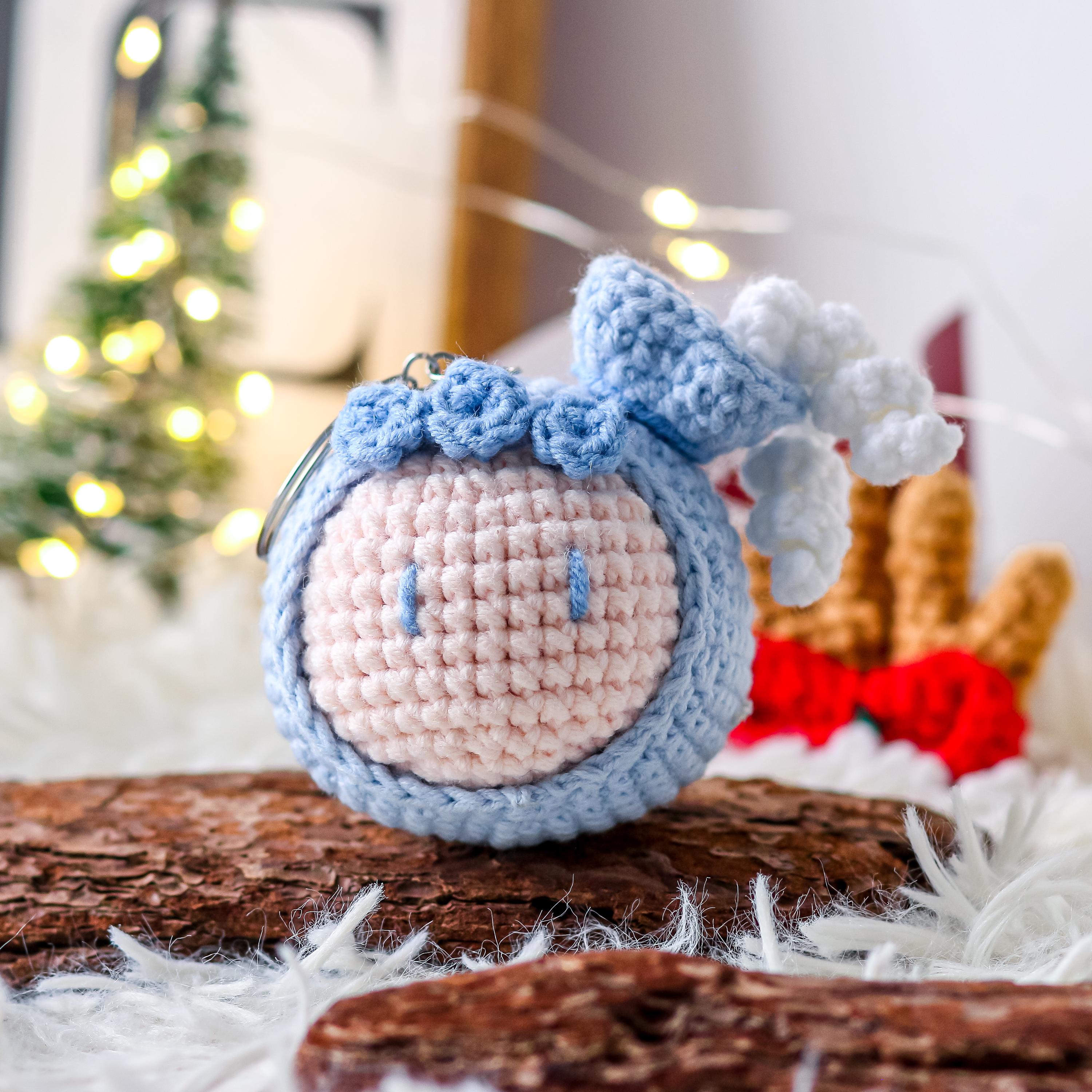 Aquarius Zodiac Crochet Keychain: Handmade Cotton Amigurumi Plush - Etsy