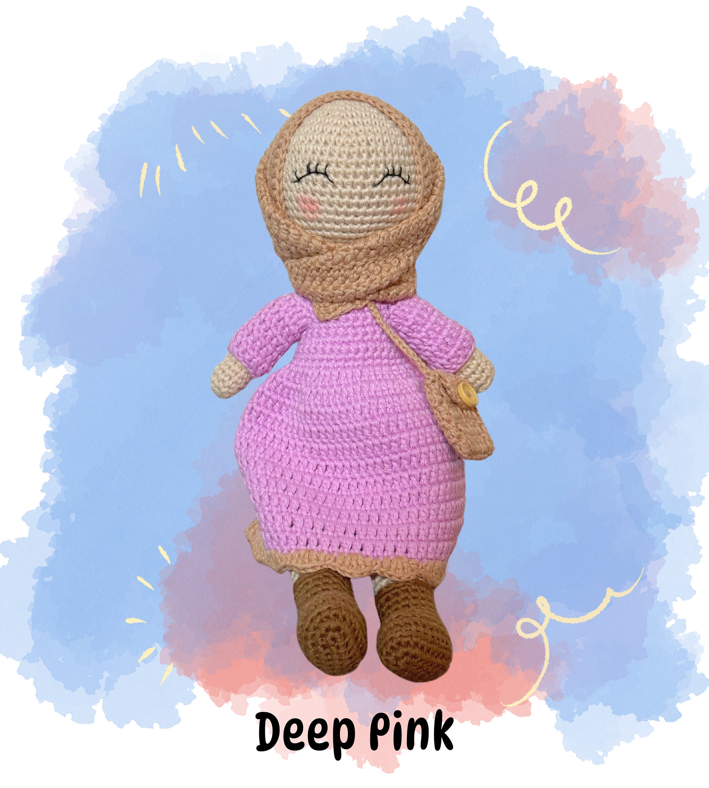 Muslim Hijabi Crochet Doll, Muslim Boy Crochet Doll, Hijab Doll, Hijab ...
