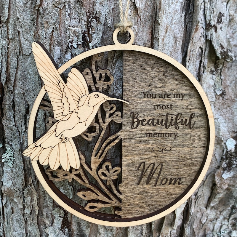 Hummingbird Memorial Ornament - Etsy