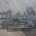 Train Bedroom Door Sign, 3D Personalized Locomotive - Etsy