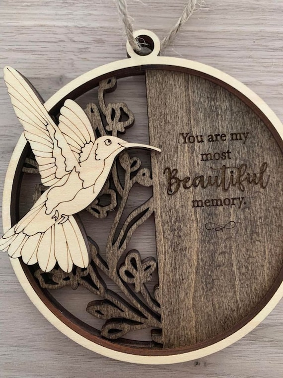 Hummingbird Memorial Ornament Memorial Gift | Etsy