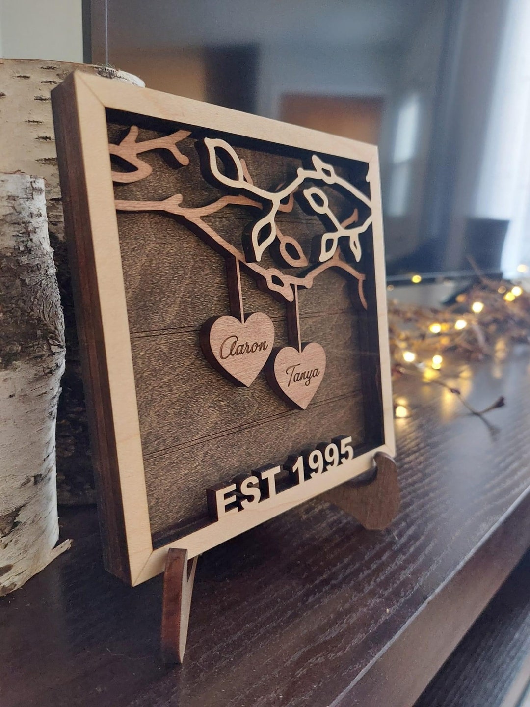 Personalized Couples Plaque, Valentine Gift for Couples, Engagement ...