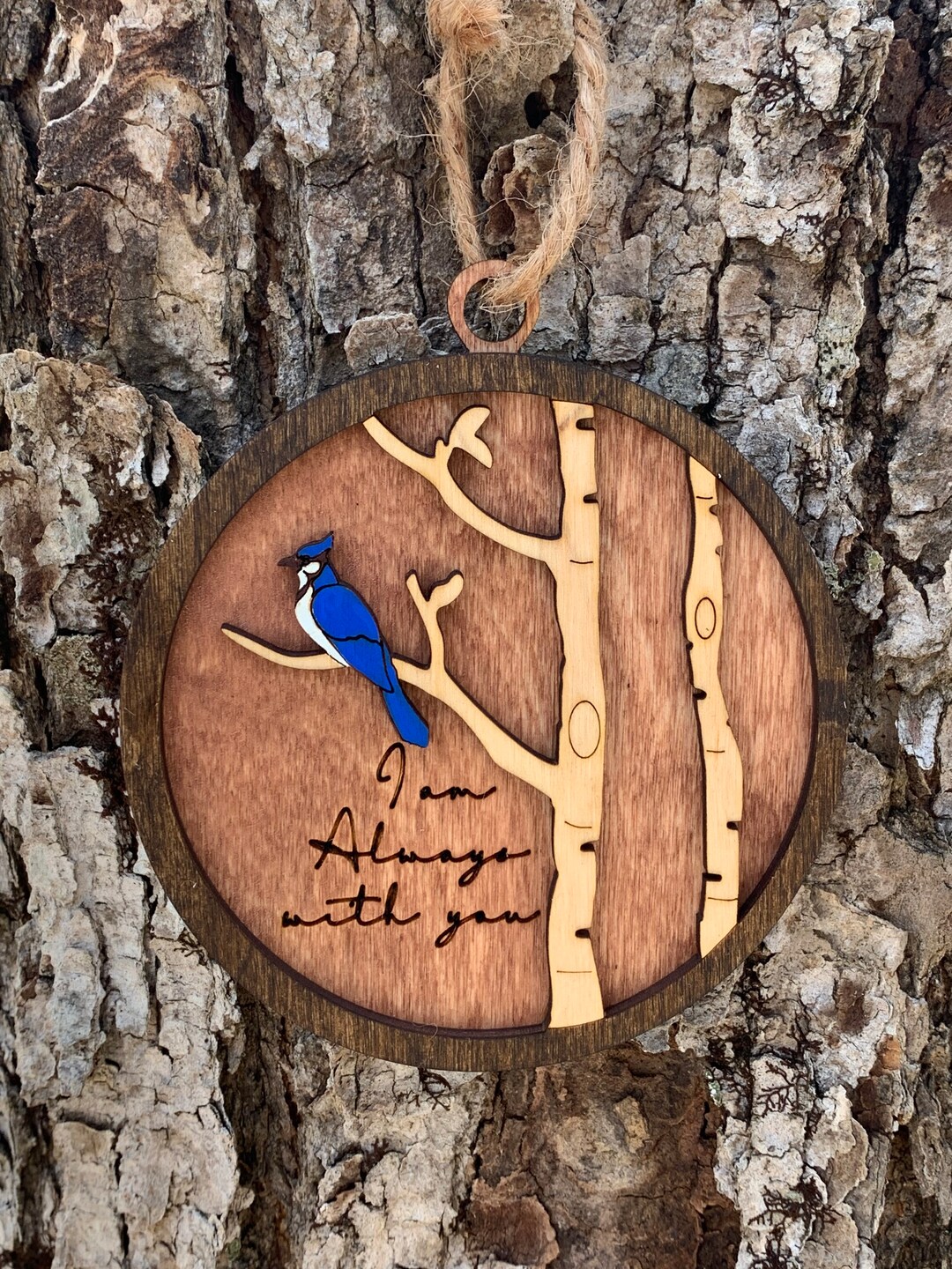 Blue Jay Memorial Ornament, Bluejay Bereavement Gift - Etsy