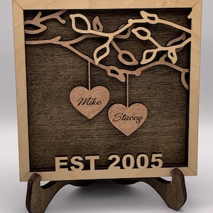 Personalized Couples Plaque, Valentine Gift for Couples, Engagement ...