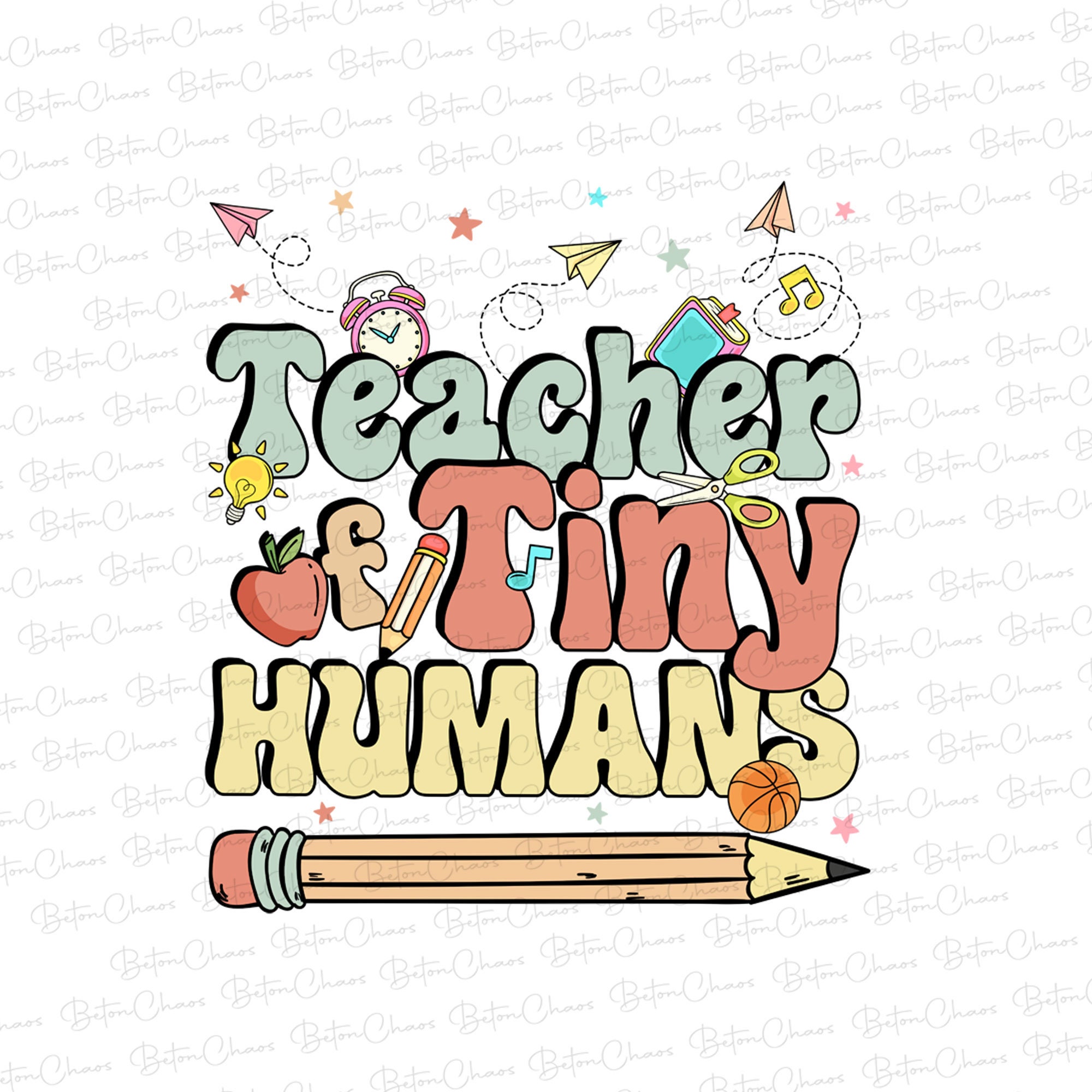 Teacher of Tiny Humans Png Humans Png Teacher Life School - Etsy