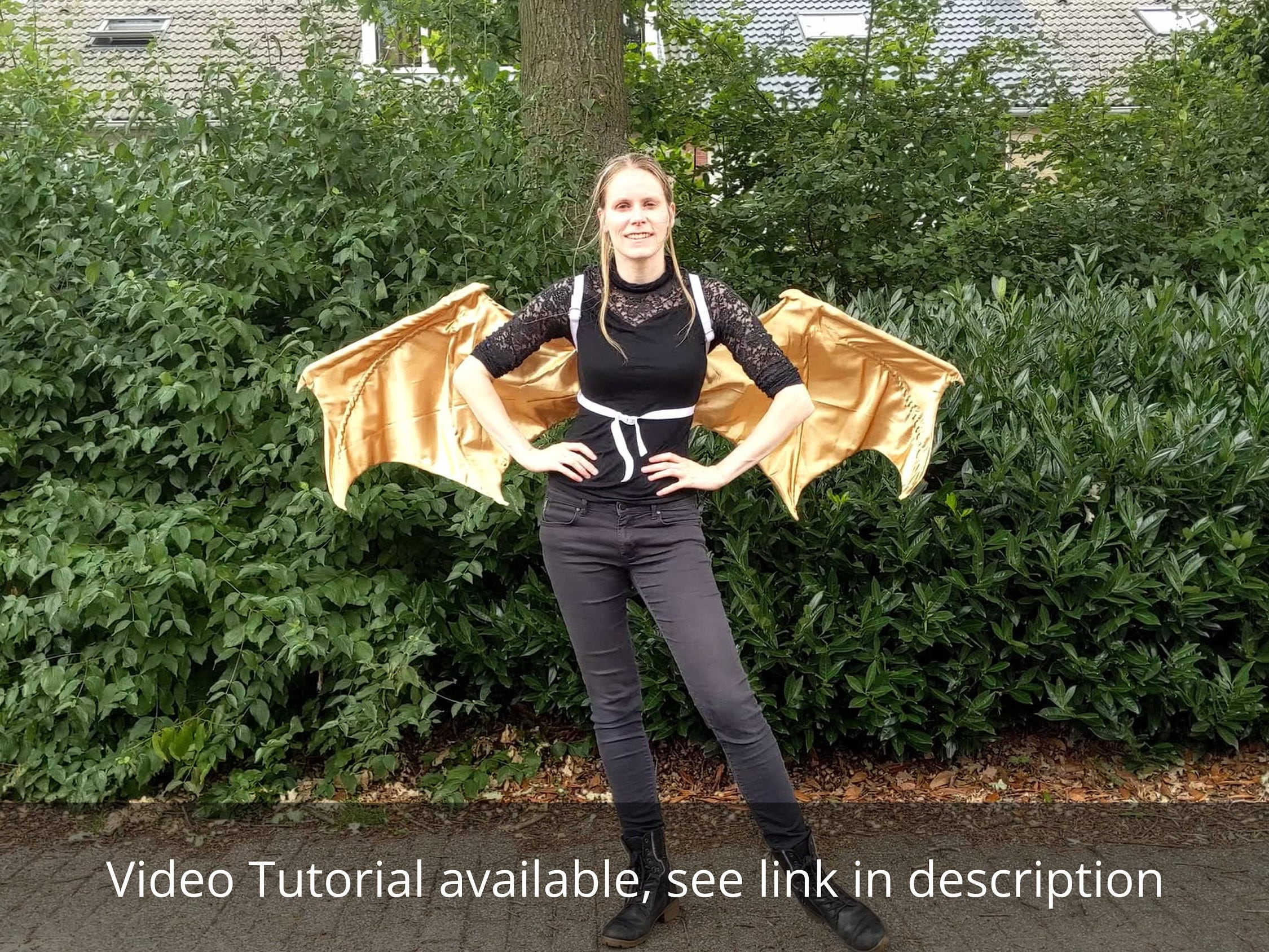 Moving Dragon Wings -PDF Sewing Pattern- Small Type 'wyvern'-digital ...