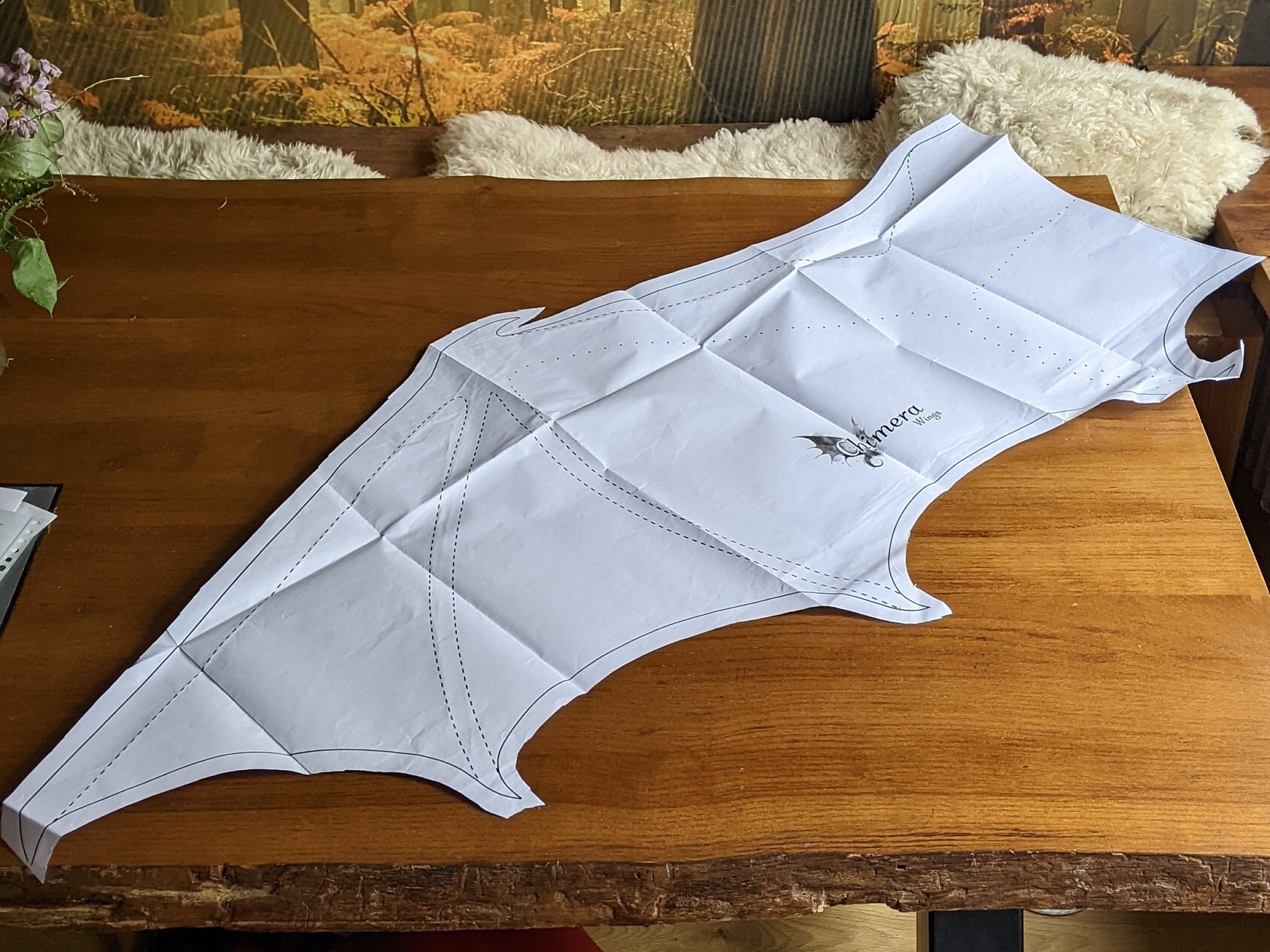 Moving Dragon Wings - PDF Sewing Pattern-large Type 'dragon'-digital ...