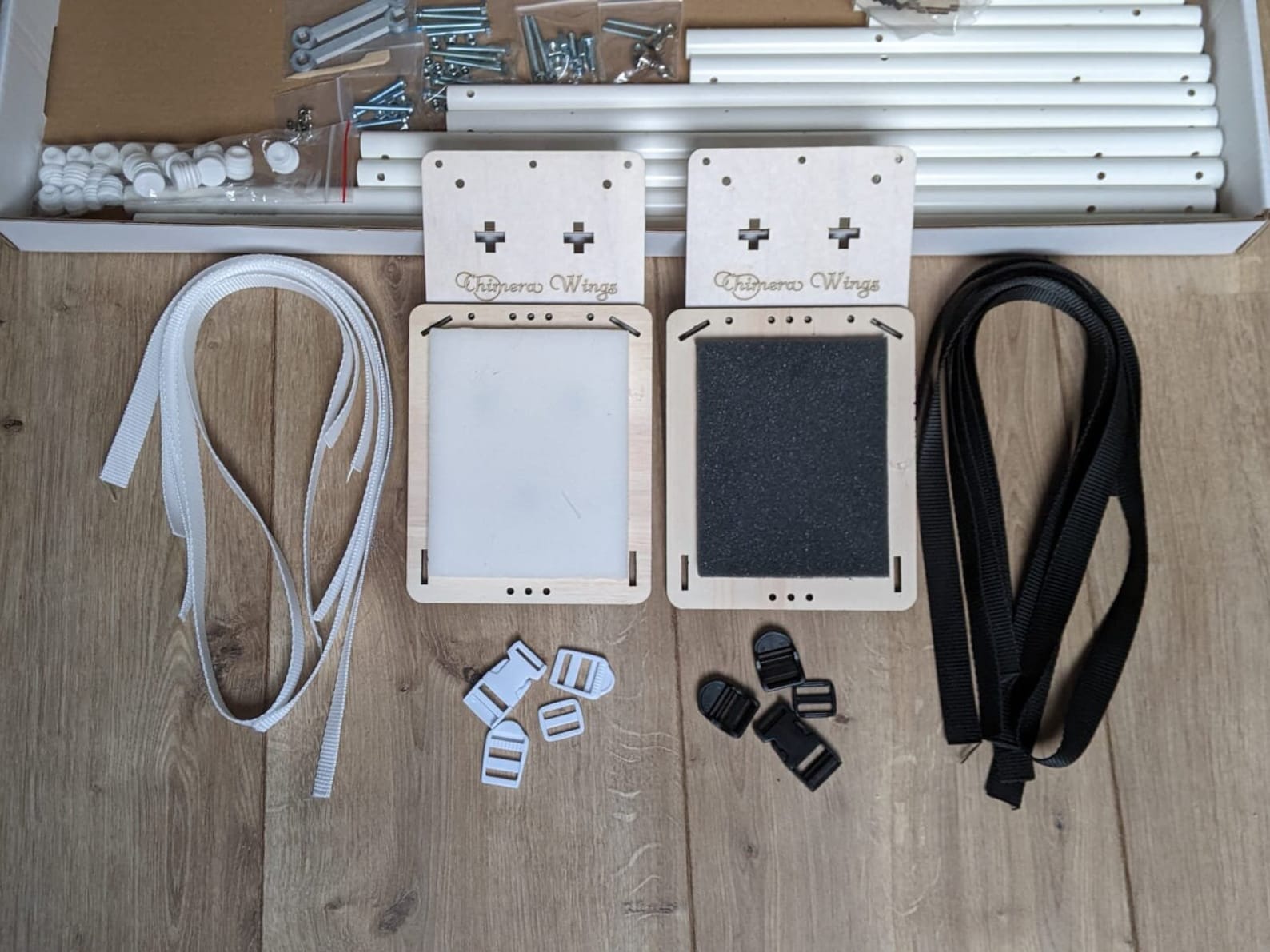 DIY Kit Articulating Wing Frame Large Upright 240cm/7'10 Lightweight for Cosplay, Costumes ...