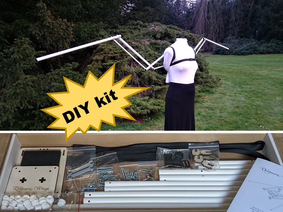 DIY Kit Articulating Wing Harness 250cm/8'2" Large Sideways Type ...