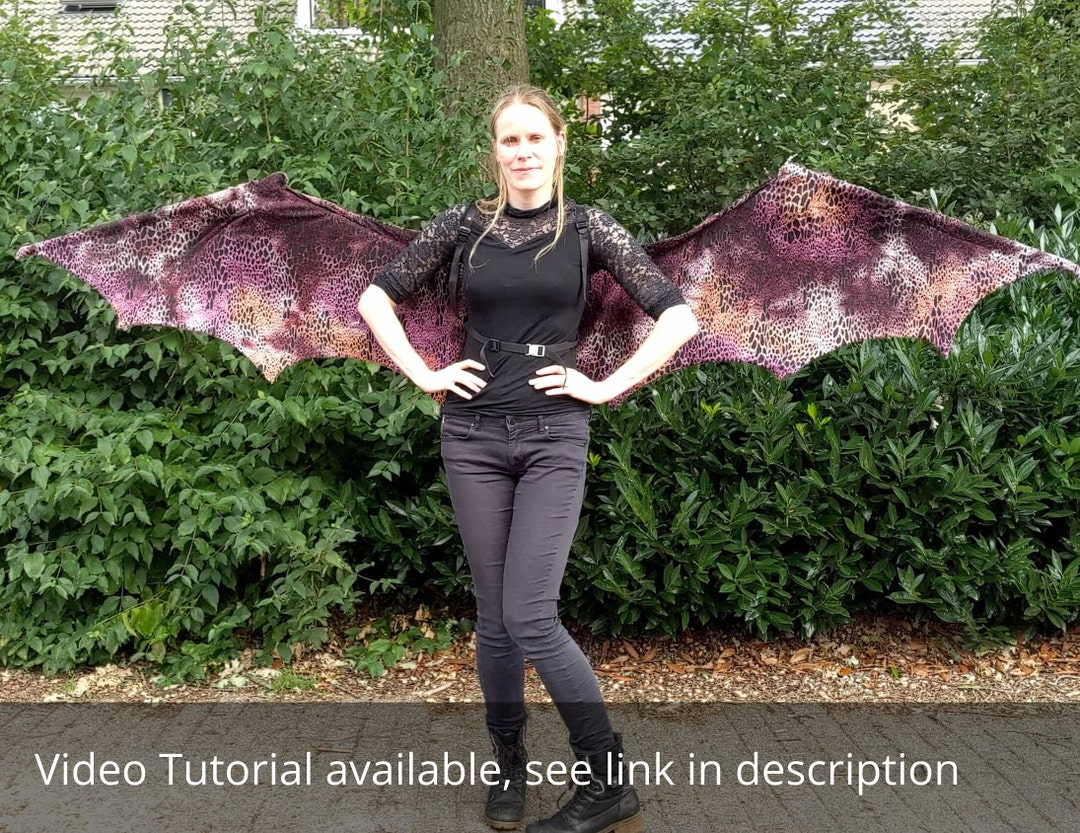 Moving Dragon Wings - PDF Sewing Pattern-large Type 'dragon'-digital ...