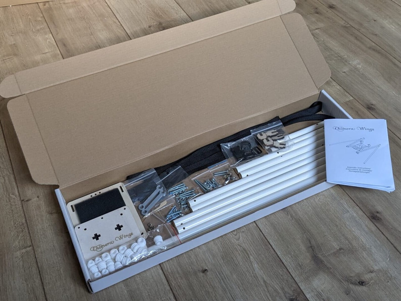 DIY Kit Articulating Wing Frame Large Upright 240cm/7'10 Lightweight ...